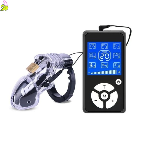 Chastity cage Electro Chastity Shock -Klatka Cnoty z elektrostymulacją ...