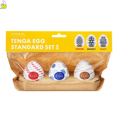 Tenga 3 Egg Variety Pack No. 2 - Zestaw trzech masturbatorów dla ...